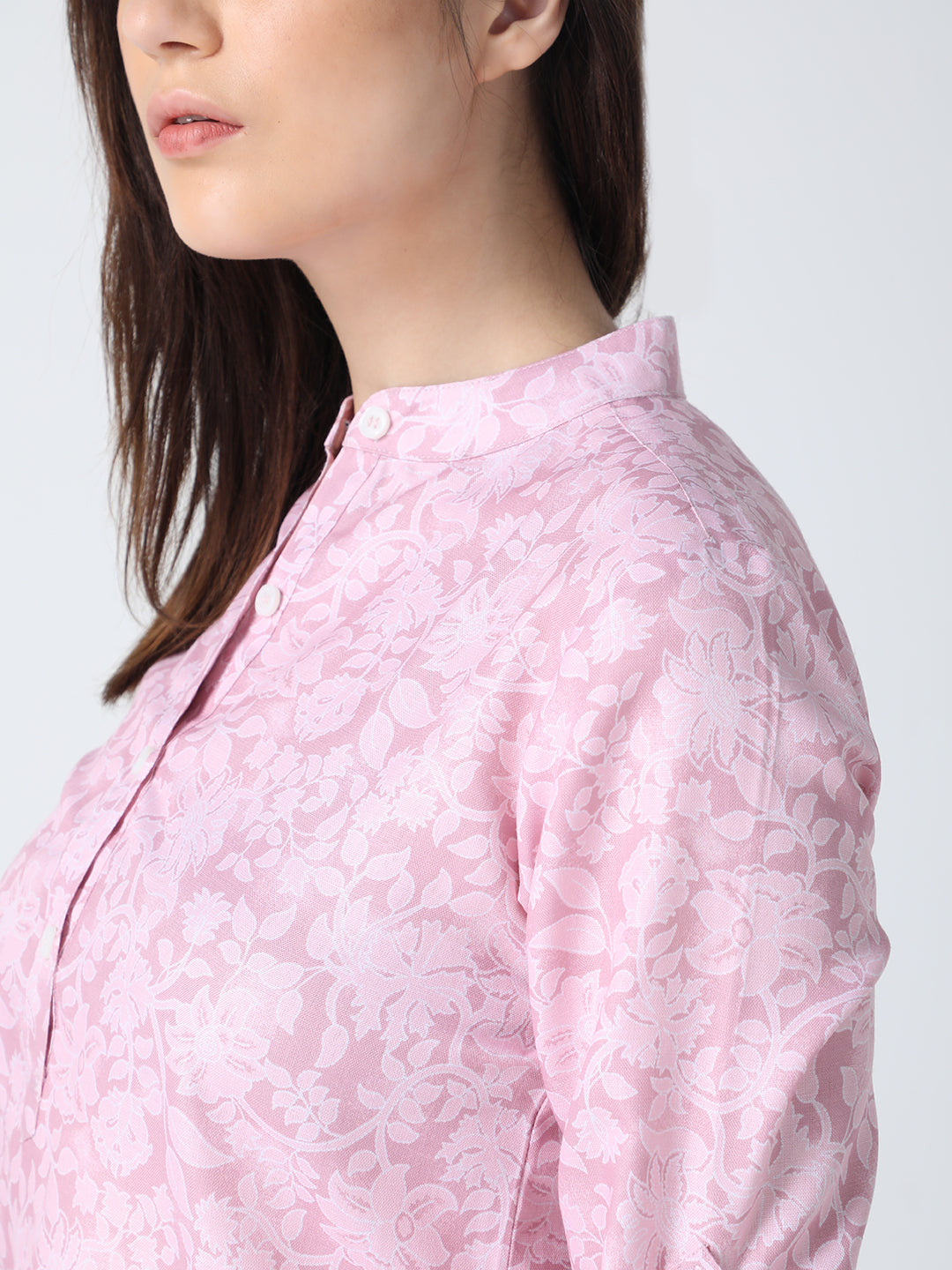 Pink floral top - IDK Couture – IDK® Couture