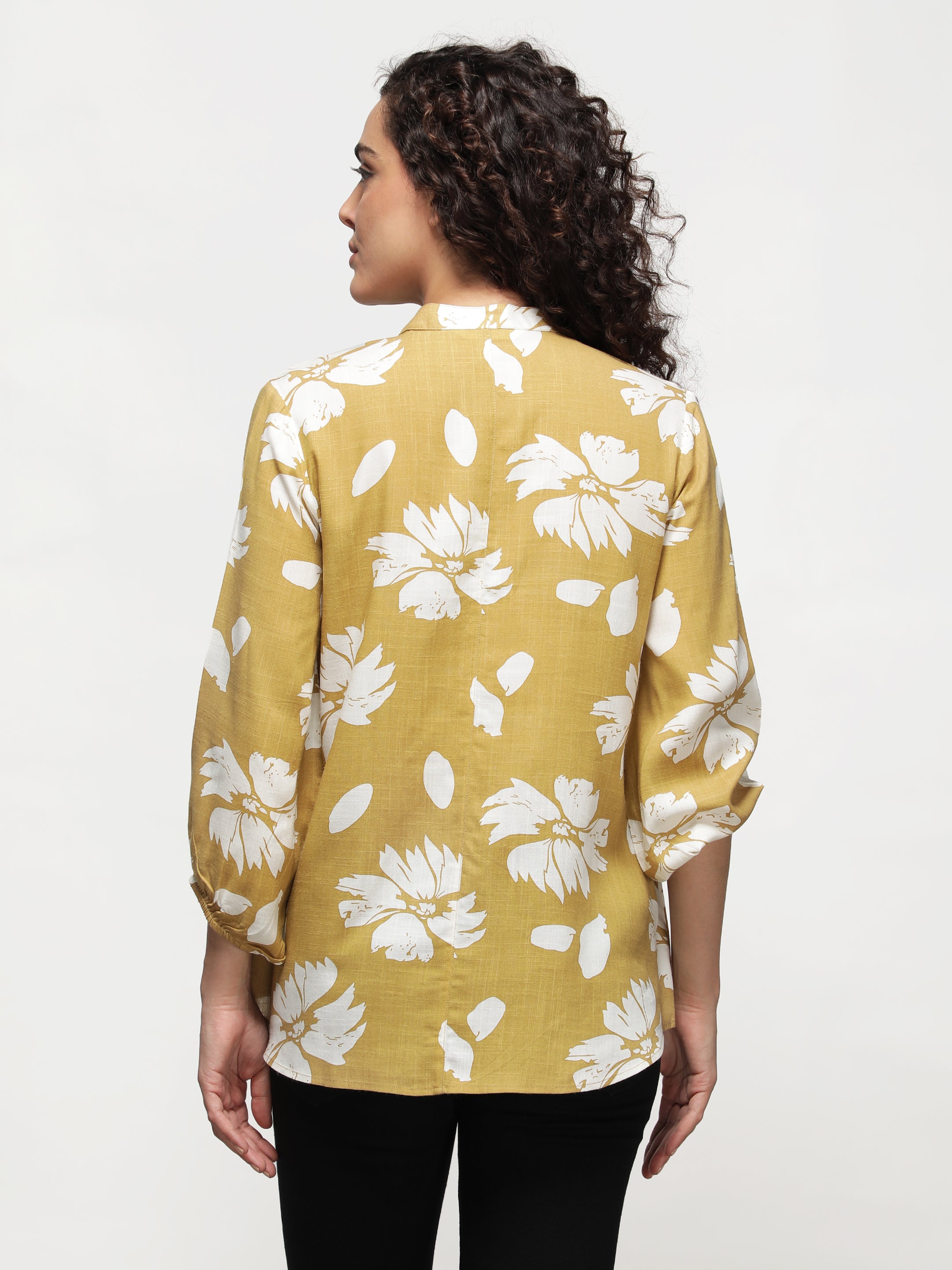 Yellow floral top - IDK Couture – IDK® Couture