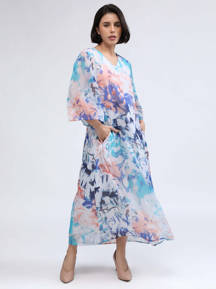 Blue maxi dress - IDK Couture – IDK® Couture