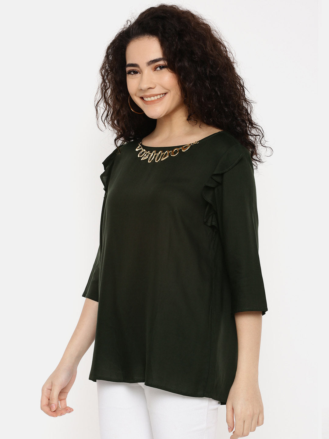 Deep Green Top - IDK Couture – IDK® Couture
