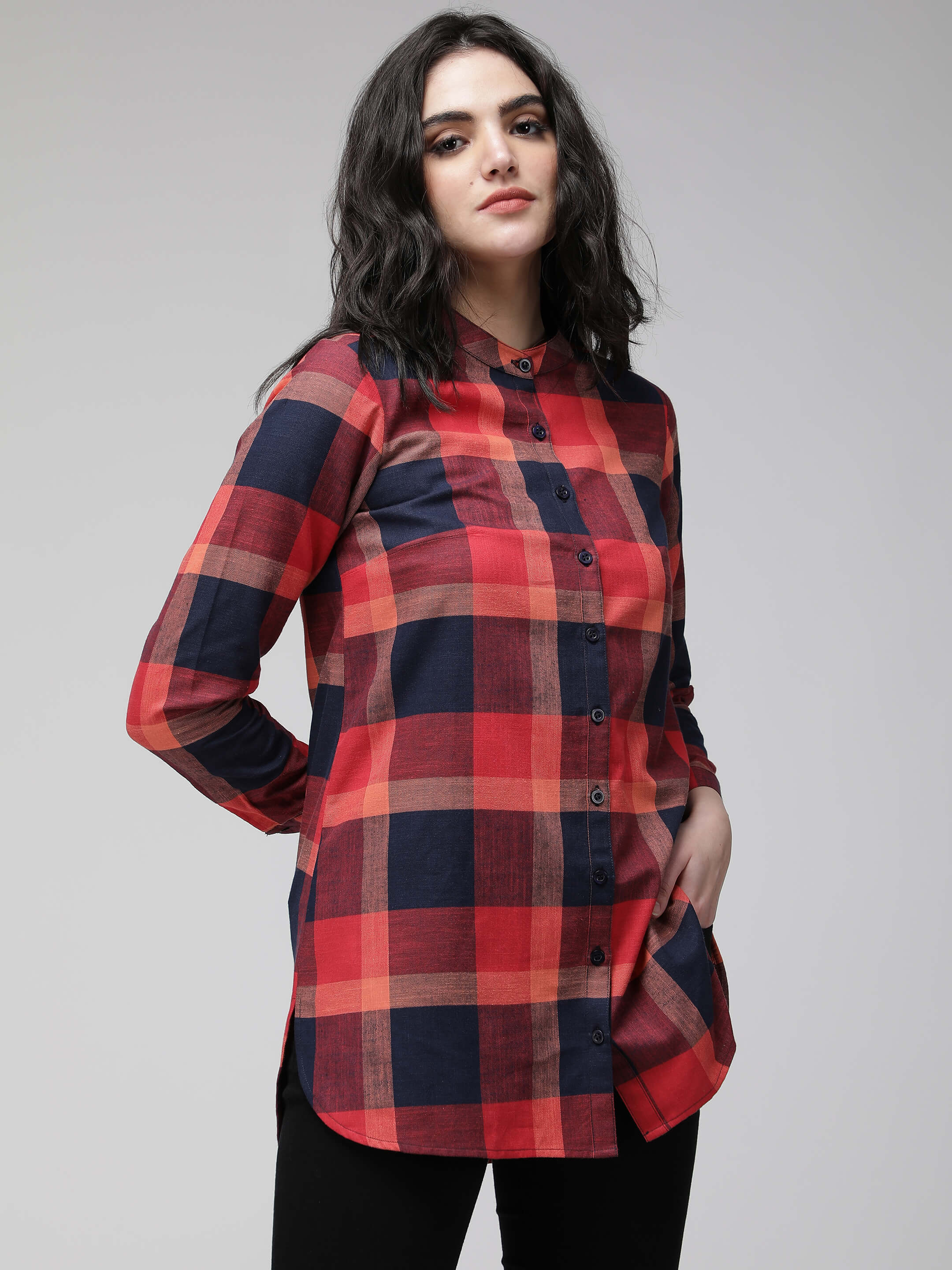 red checkered shirt - IDK Couture – IDK® Couture